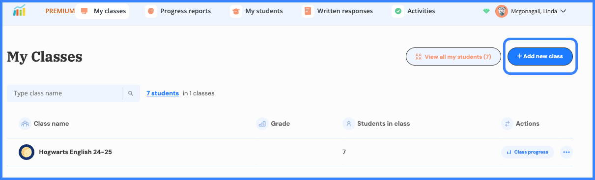Creating Classrooms and Adding Students